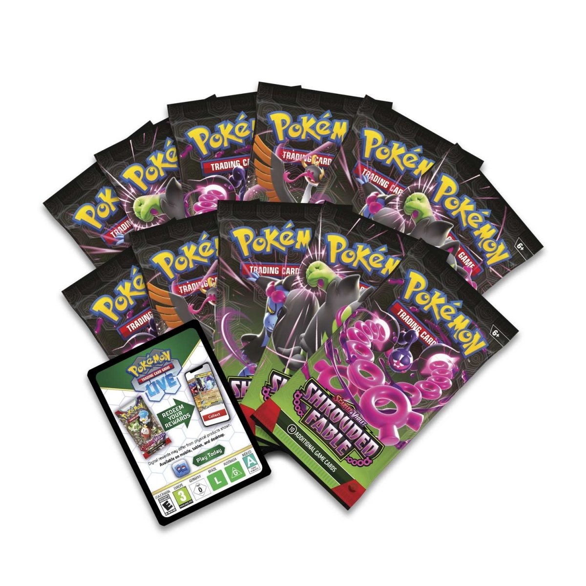 Shrouded Fable Pokémon Center Elite Trainer Box – Jezrah Trading